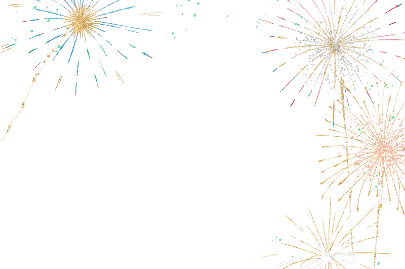 Firework Border Clip Art